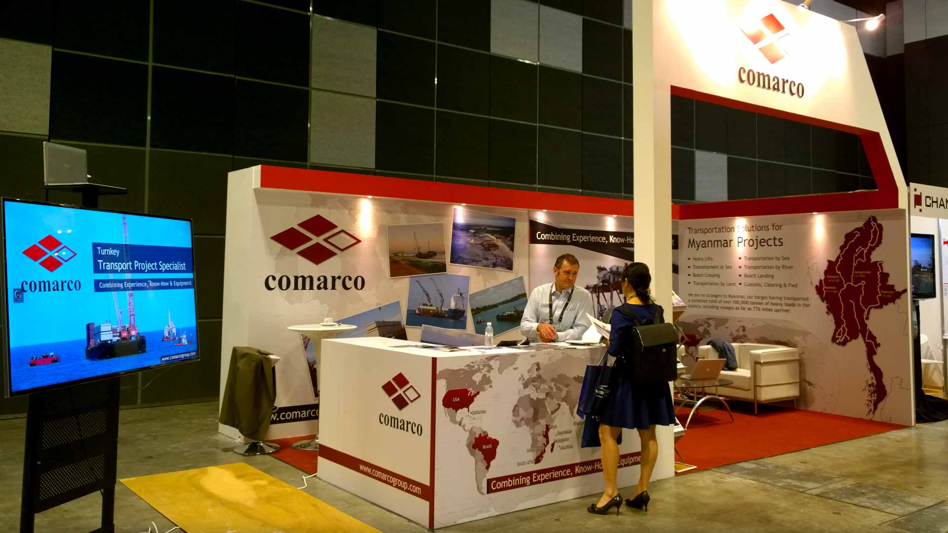 Exhibition stand in Singapore for Comarco Group - Bane Krstonosic ...